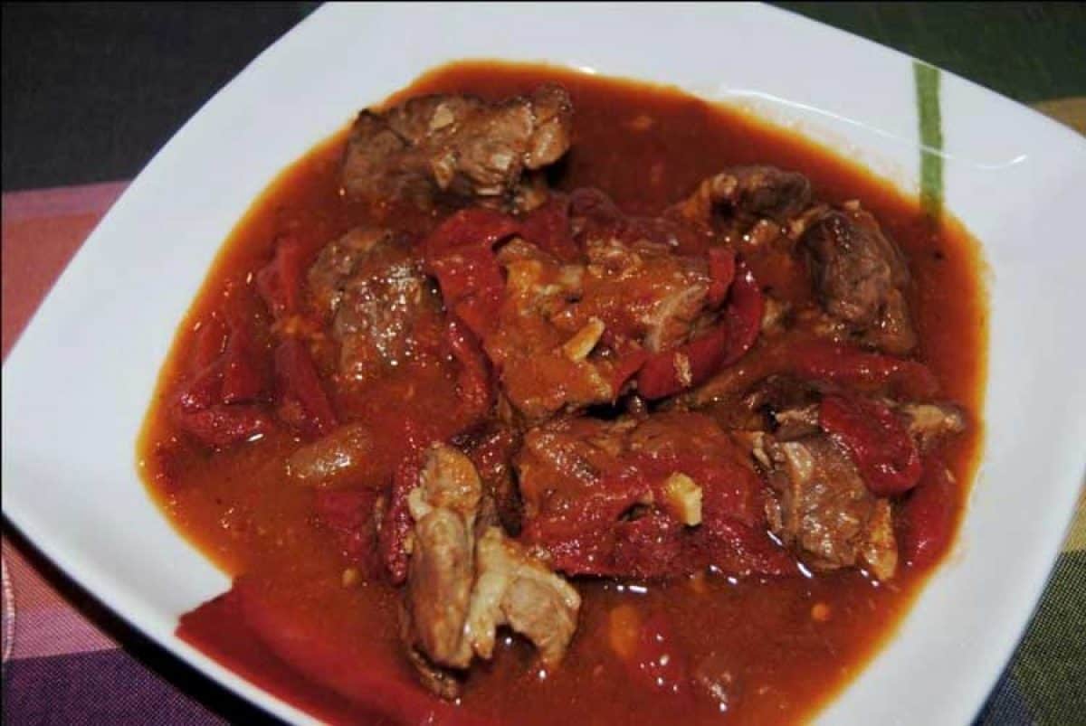 Receta de Chilindrón de Carnero (ovejo o cordero)