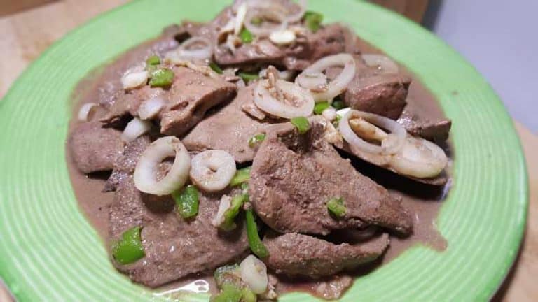 Receta de hígado de cerdo cubano