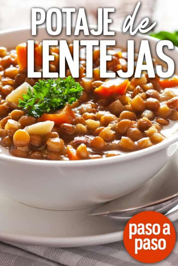 Potaje de Lentejas Receta